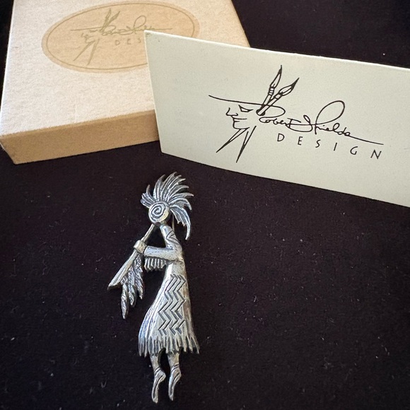 Robert Shields | Jewelry | Native American Silver Kokopelli Figure ...